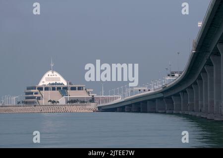 Undersea Tunnel Entrance, Hong Kong - Zhuhai - Macau Bridge (HZMB ...