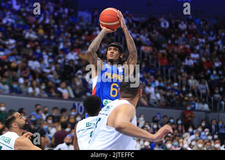 August 29, 2022, Pasay City, Metro Manila, Philippines: Kiefer Ravena ...