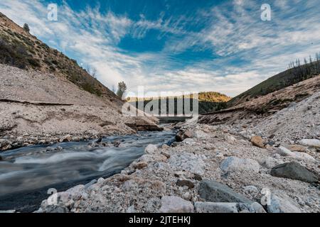 An aerial of Lake Piru, California Stock Photo - Alamy