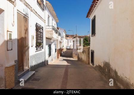Narrow Street in Partaloa a Small Town in the Almanzora Valley, Almeria ...