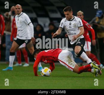 Sao Paulo, Brazil. 29th Aug, 2022. Cassio during a game between ...