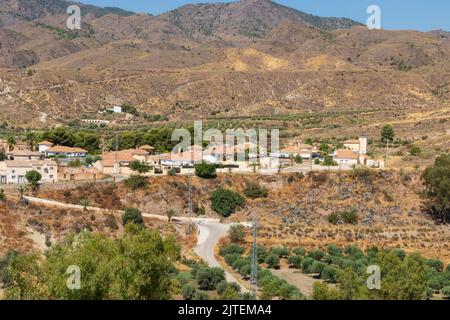 Partaloa a Small Town in the Almanzora Valley, Almeria province ...