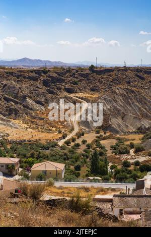 Partaloa a Small Town in the Almanzora Valley, Almeria province ...