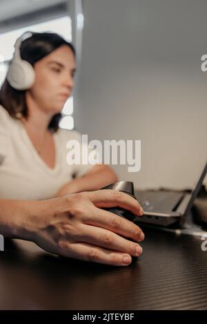 Using 3D CAD Software To Design Real Estate Interiors. Buyer Looking At ...