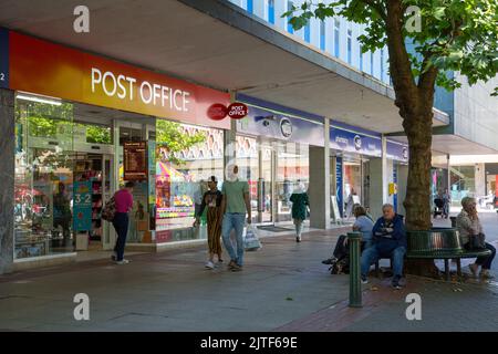 Solihull town centre Mill Lane Solihull Mell Square shopping centre ...