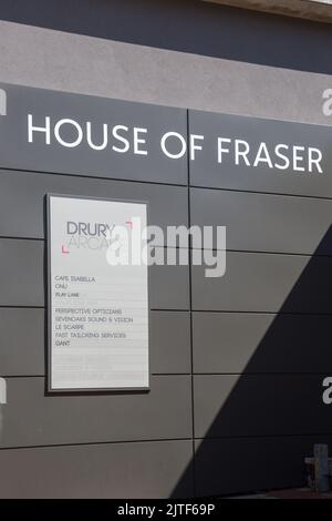 Solihull town centre Mill Lane Solihull Mell Square shopping centre ...