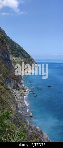 Suhua Highway, Yilan - Aug 29, 2022 : Chingshui Ocean cliffs are the ...