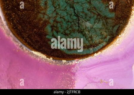 Original alcohol ink painting. Abstract colorful background, wallpaper ...