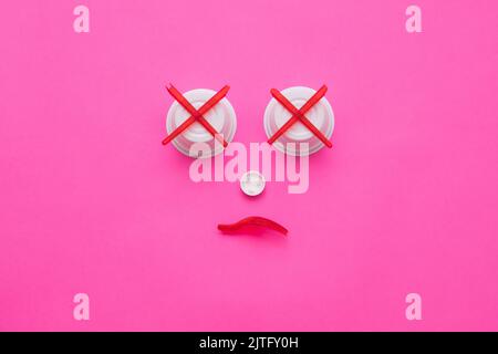 stop plastic pollution dead garbage monster Stock Photo - Alamy