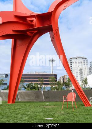 The 'Eagle' sculpture by Alexander Calder, located in the Olympic ...