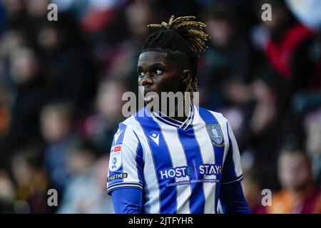 Alex Mighten #45 of Sheffield Wednesday during the Papa John's Trophy ...