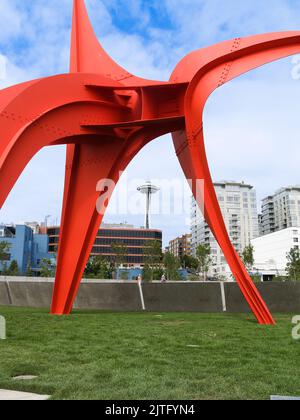 The 'Eagle' sculpture by Alexander Calder, located in the Olympic ...