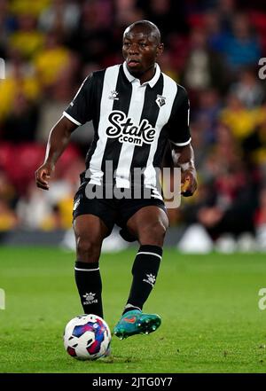 Watford’s Edo Kayembe during the Sky Bet Championship match at the ...