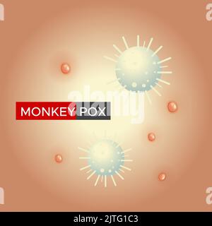 Monkeypox - Skin Rashes and Spots as Symptoms - Icon as EPS 10 File ...