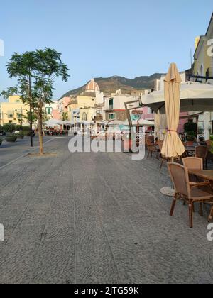 The beautiful town of Forio municipality of the island of Ischia, one ...