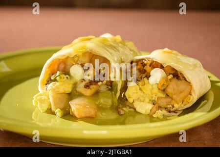 Twister's breakfast burritos Stock Photo - Alamy