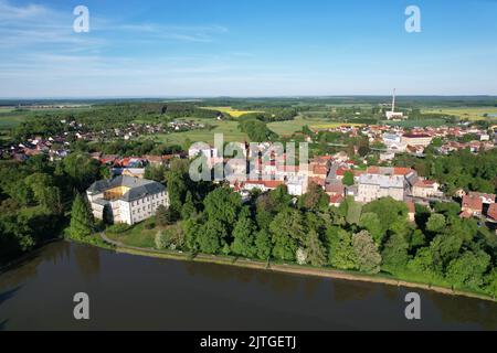 historical town Kopidlno and Kopidlno castle, Czech republic,Europe ...
