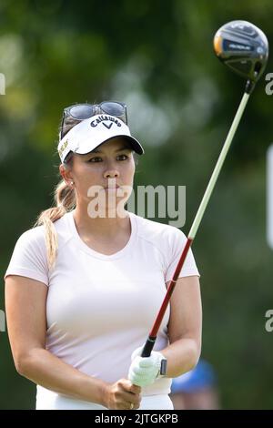 August 25, 2022: Brianna Do of the United States tees off at the first ...