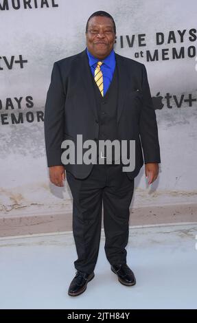 Damon Standifer arriving to the Apple TV+ Limited Series "Five Days at ...