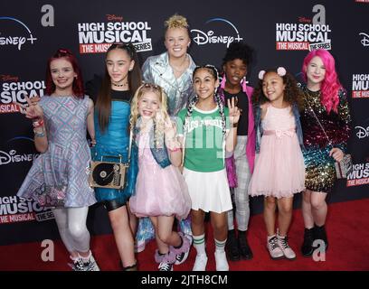 Dallas Skye and Tinie T of XOMG POP! arrive at the world premiere of ...