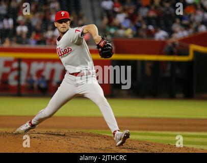 Philadelphia Phillies relief pitcher Connor Brogdon (75) in the eighth ...