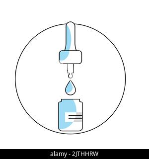 Round template pharmacy icon, medicament and pharmaceutical symbol ...