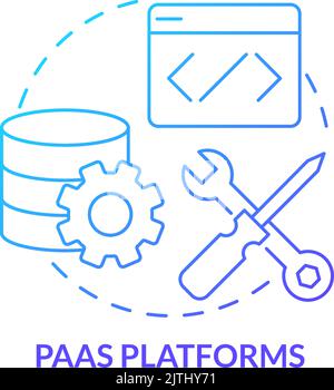 PaaS platforms concept icon Stock Vector Image & Art - Alamy