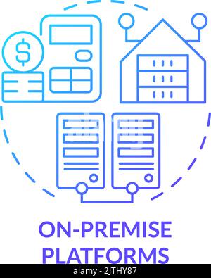 On premise platforms concept icon Stock Vector Image & Art - Alamy