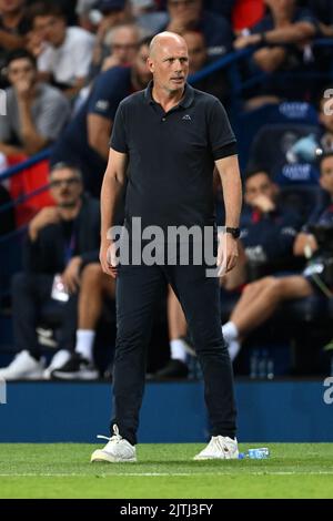 PARIS - AS Monaco FC trainer, coach Philippe Clement during the French ...