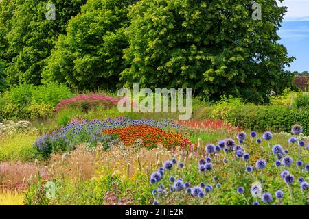 A colourful mid summer display of herbaceous planting by Piet Oudolf at ...