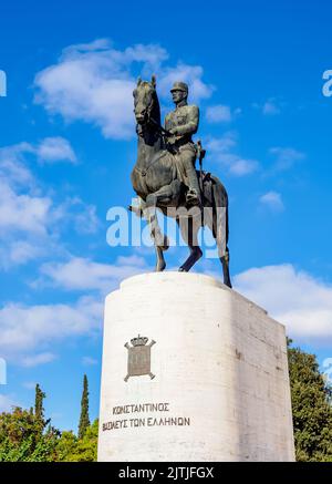 Constantine I, King of Greece, Equestrian statue, The Pedion tou Areos ...