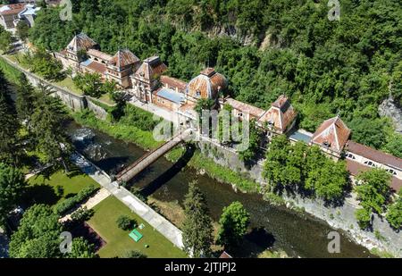 Neptune Imperial Baths from Baile Herculane, Romania - Historical ...
