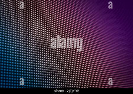 Led neon screen background. Digital screen computer monitor color pixel ...