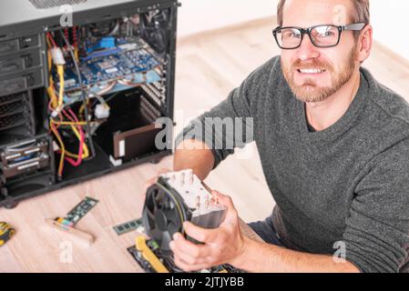 Repair, assembly and restoration of personal computers Stock Photo - Alamy