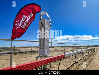 The famous Birdsville Race track in the outback of Australia Stock ...