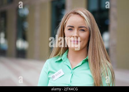 Megan Berry, who is a member of the Traveller community, attends the ...