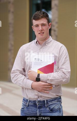 Rory Brown, who spent 11 years in the care system, attends the launch ...