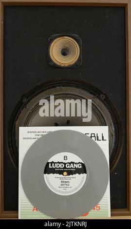 Colored vinyl singles by The Fall Stock Photo - Alamy