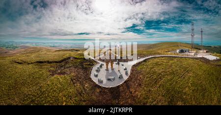 Mullaghcarn Giant Sculpture in Gortin Glens Forest Park, Omagh, Tyrone ...