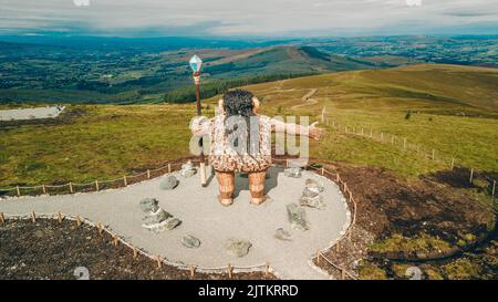 Mullaghcarn Giant Sculpture in Gortin Glens Forest Park, Omagh, Tyrone ...