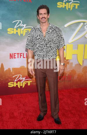 Steve Howey arriving to Netflix’s ‘Day Shift’ Los Angeles Premiere at ...