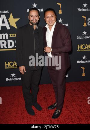 Lin-Manuel Miranda arriving at the 5th Annual HCA Film Awards held at ...