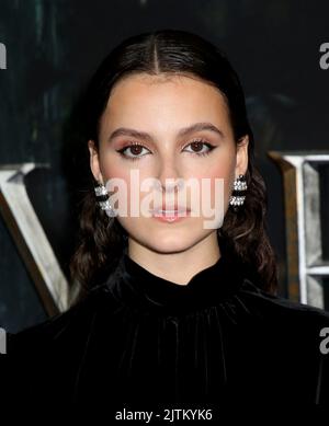 NEW YORK, NEW YORK - AUGUST 23: Fina Strazza attends "The Lord Of The ...