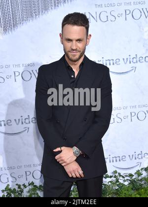 Charles Vickers arriving to "The Lord of the Rings: The Rings of Power ...