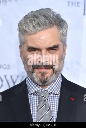 Trystan Gravelle arriving to "The Lord of the Rings: The Rings of Power ...