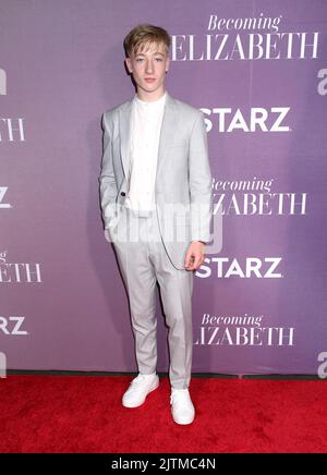 Oliver Zetterstrom attending the 'Becoming Elizabeth' New York Premiere ...