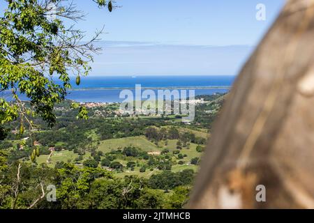 trail to the free flight ramp of Marica in Rio de Janeiro Brazil Stock ...