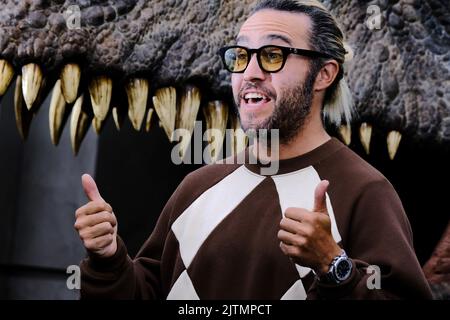Pete Wentz arriving to 'Jurassic World Dominion' world premiere at the ...