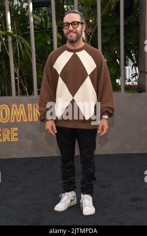 Pete Wentz arriving to 'Jurassic World Dominion' world premiere at the ...