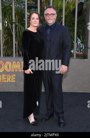 Colin Trevorrow and Isabelle Trevorrow arriving to 'Jurassic World ...